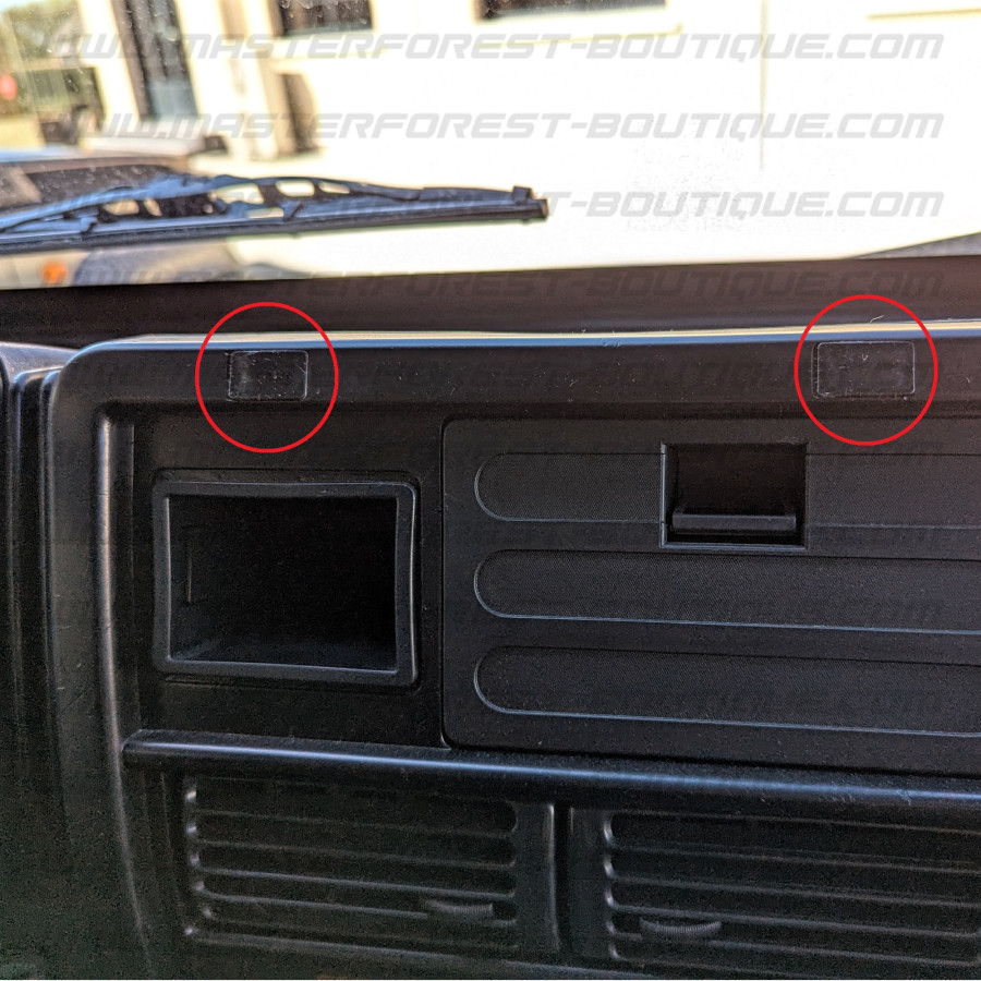 Central Console Cover for Suzuki Santana Samurai 413